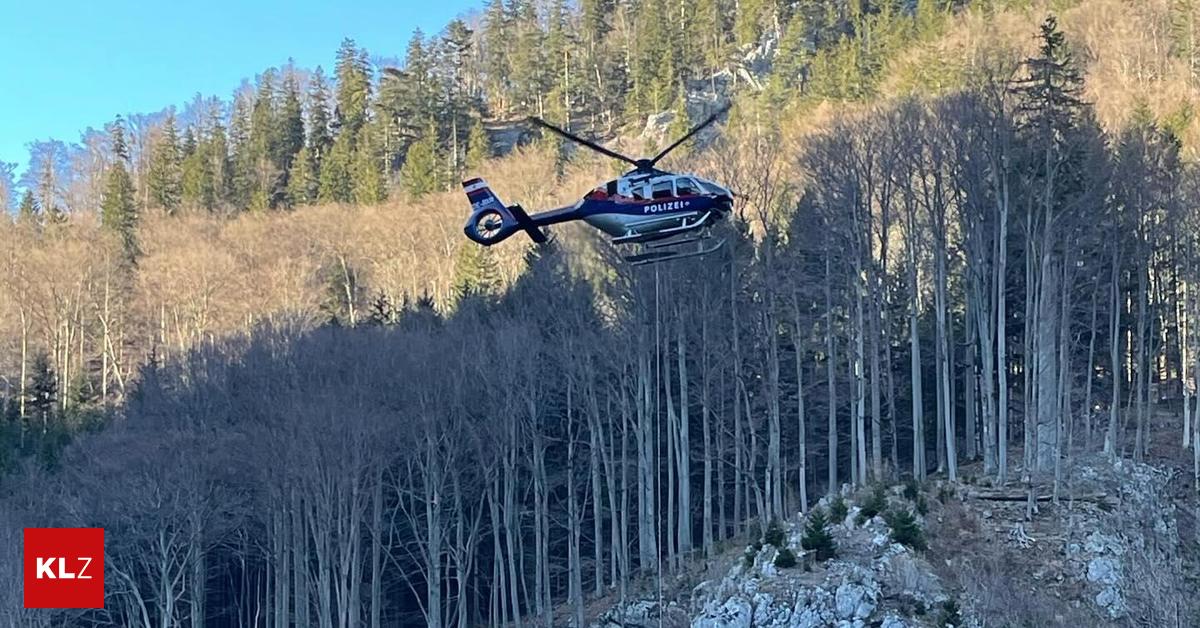 Junge Männer in 1300 Metern mit Hubschrauber aus der Wand geholt